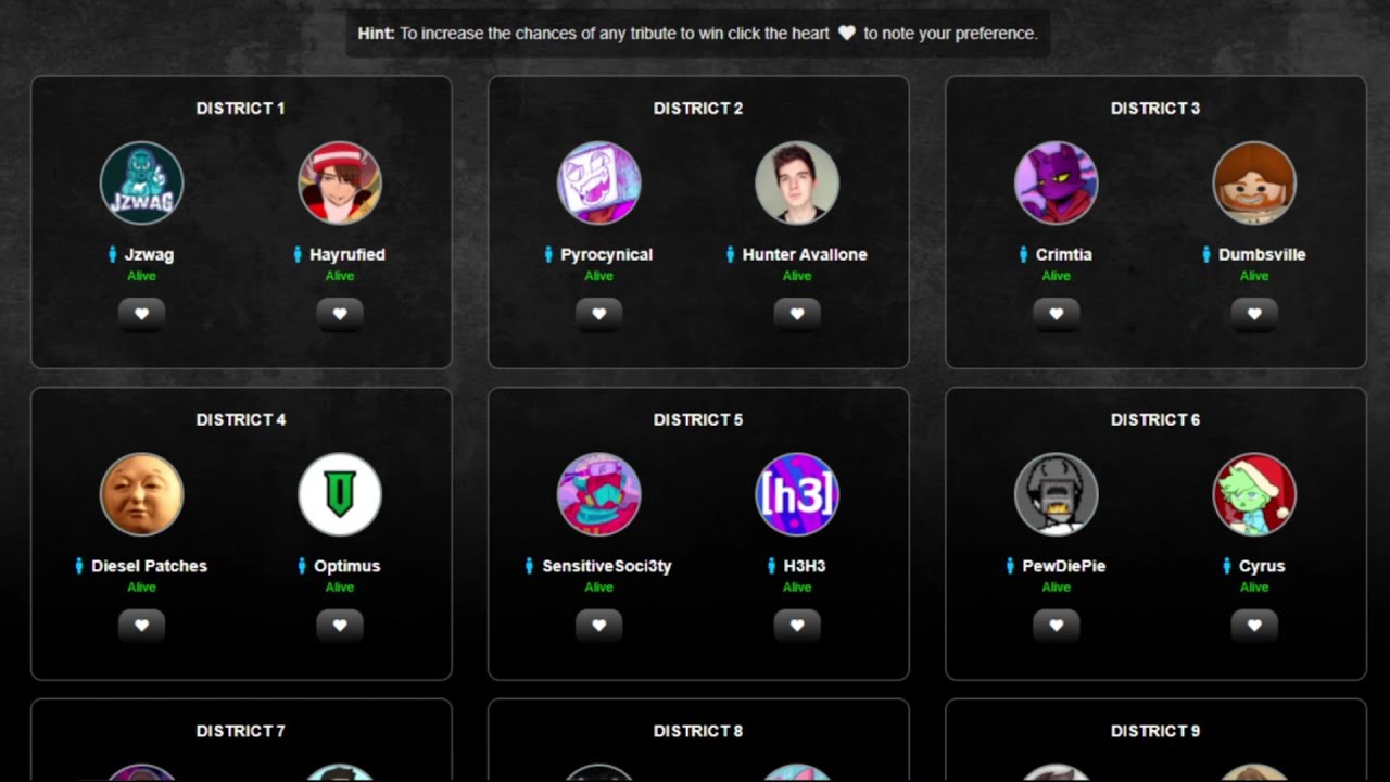 THE ULTIMATE COMMENTATOR HUNGER GAMES - YouTube