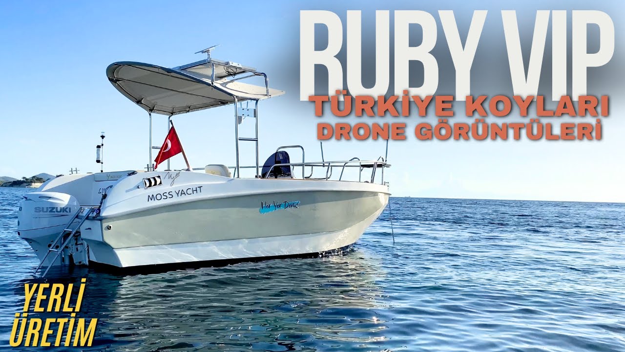 MOSS YACHT RUBY VIP 550 ve DİKİLİ'NİN HARİKA DRONE GÖRÜNTÜLERİ - YouTube