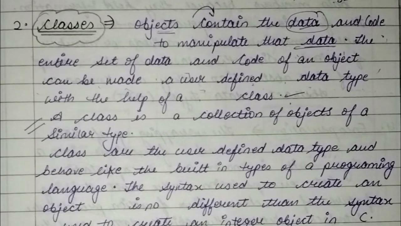 what is Classes 👈Benefits of 🤔 objects oriented programming language?part 2🤔 what is object|OOPS ...