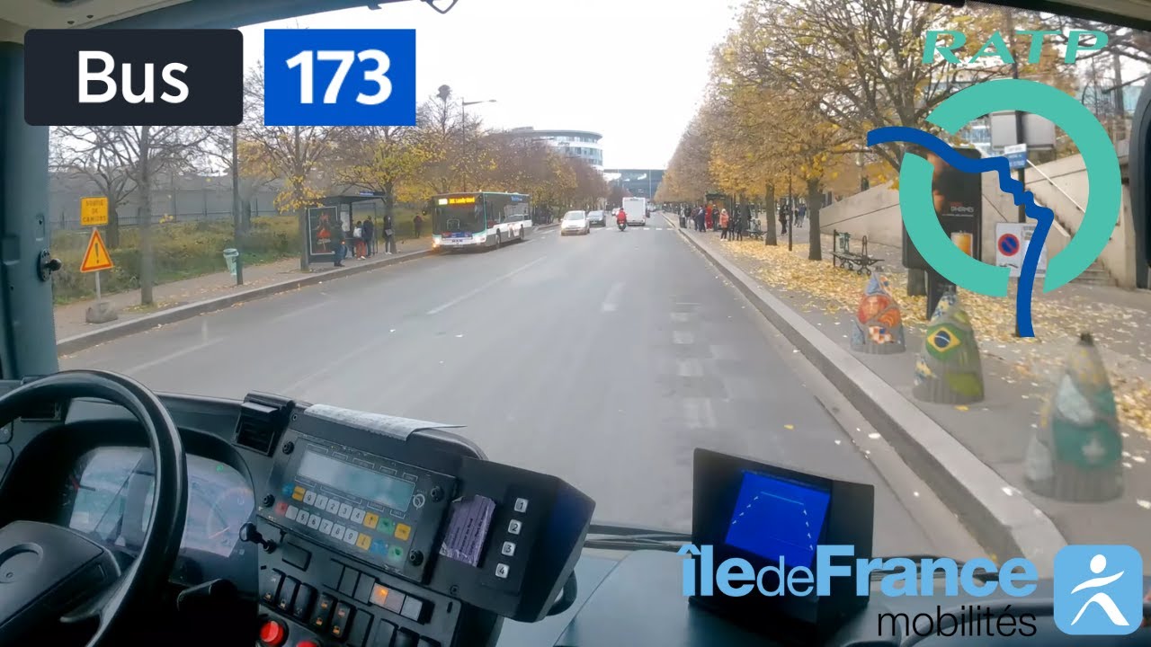 Bus 173 RATP | La Courneuve 8 Mai 1945 Métro - Mairie de Saint-Ouen ...