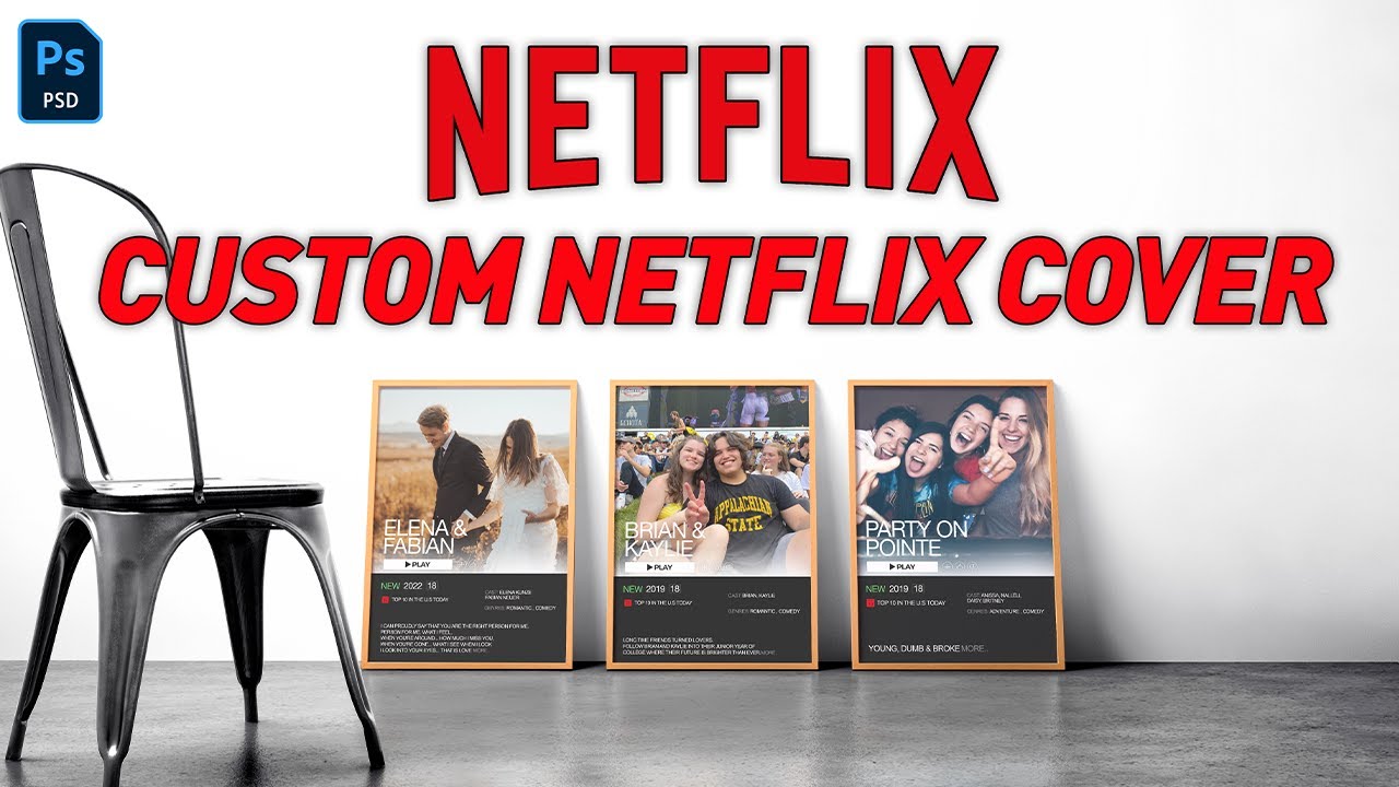 CUSTOM NETFLIX COVER POSTER!! PSD! - YouTube