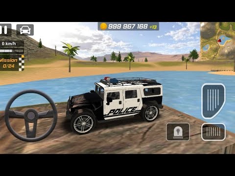 Big & Small Police Cars with Slide Color and Portal Trap - Police Truck Rescue Cars - BeamNG.Drive