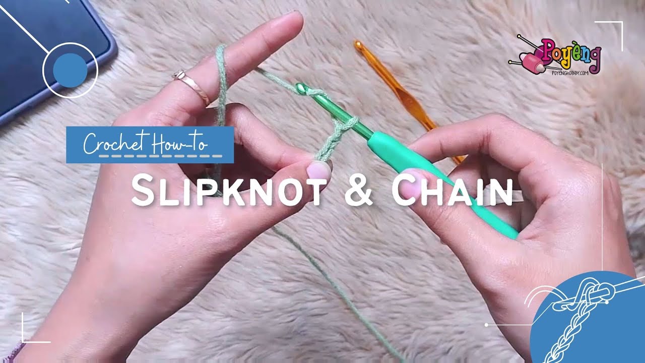 Crochet how to: Slipknot & Chain/rantai (bahasa Indonesia) - YouTube