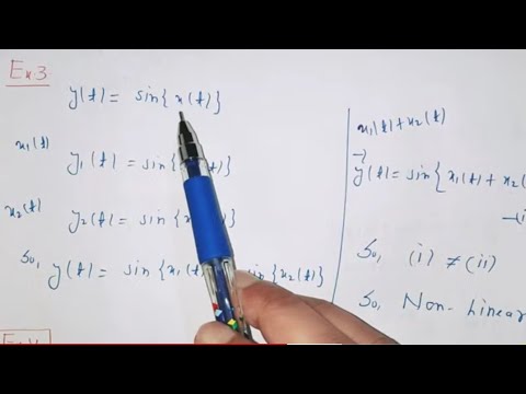 Linear and Non-Linear System (Tricks)with Examples in Hindi..... - YouTube