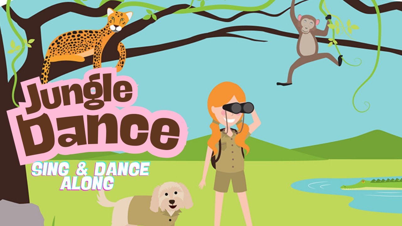 JUNGLE DANCE | KIDS SONG ABOUT ANIMALS | SING & DANCE ALONG 🐒🦁🎶 - YouTube