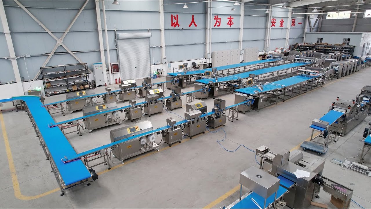 Full automatic Beef Pie/ Stuffed Cake/ Aloo Paratha/ Pie production ...