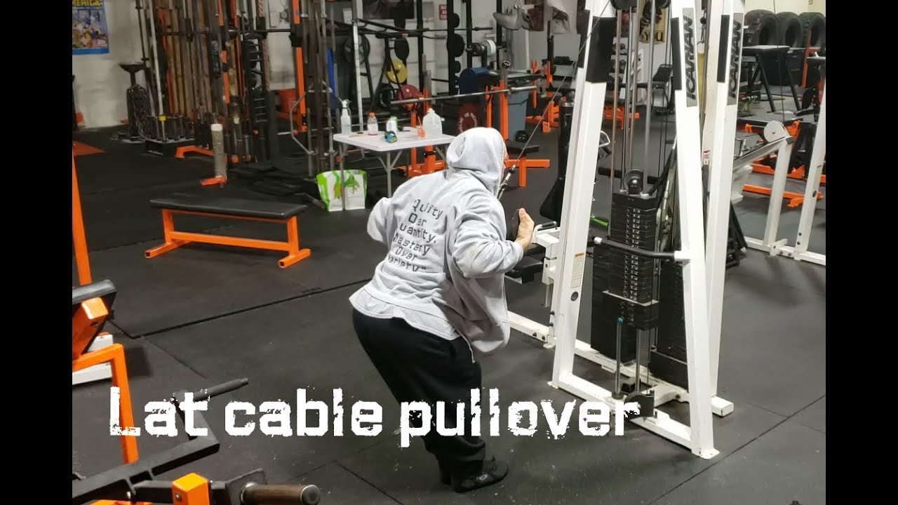 Lat cable pullover breakdown - YouTube