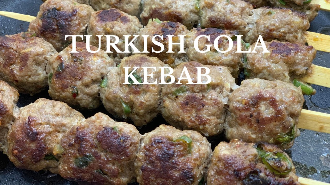 Turkish Gola Kebab | Mutton Gola Kebab | Koobideh Kebab | Turkish Shish ...
