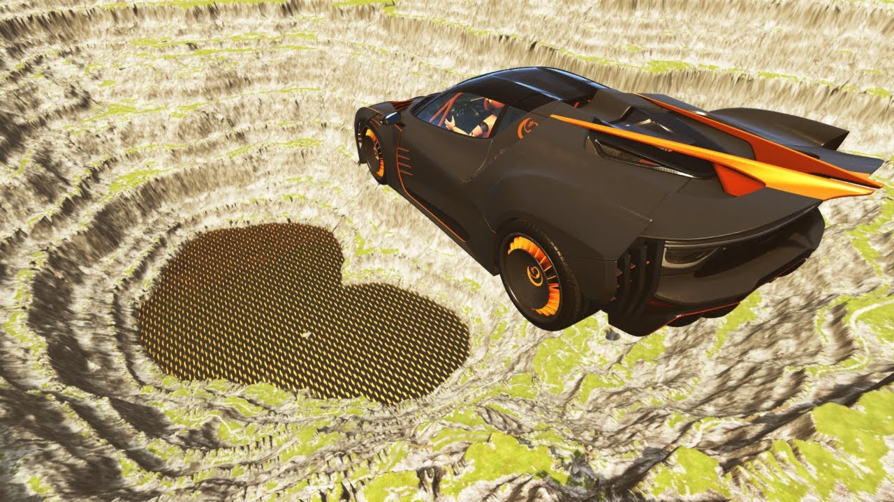 Epic Car Stunts & Jaw-Dropping Crashes! Cars vs Leap of Death | BeamNG ...