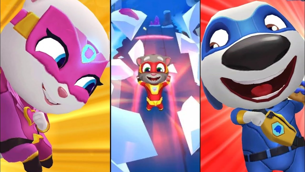 Talking Tom Hero Dash - Run Game 😻 Android Gameplay - YouTube