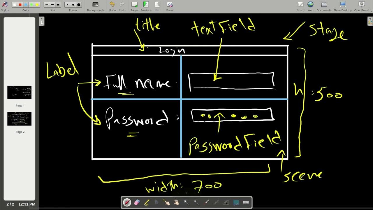 Sketching and Implementing a Simple Login App - YouTube
