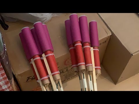 15mm Whistle Rockets Compilation - YouTube
