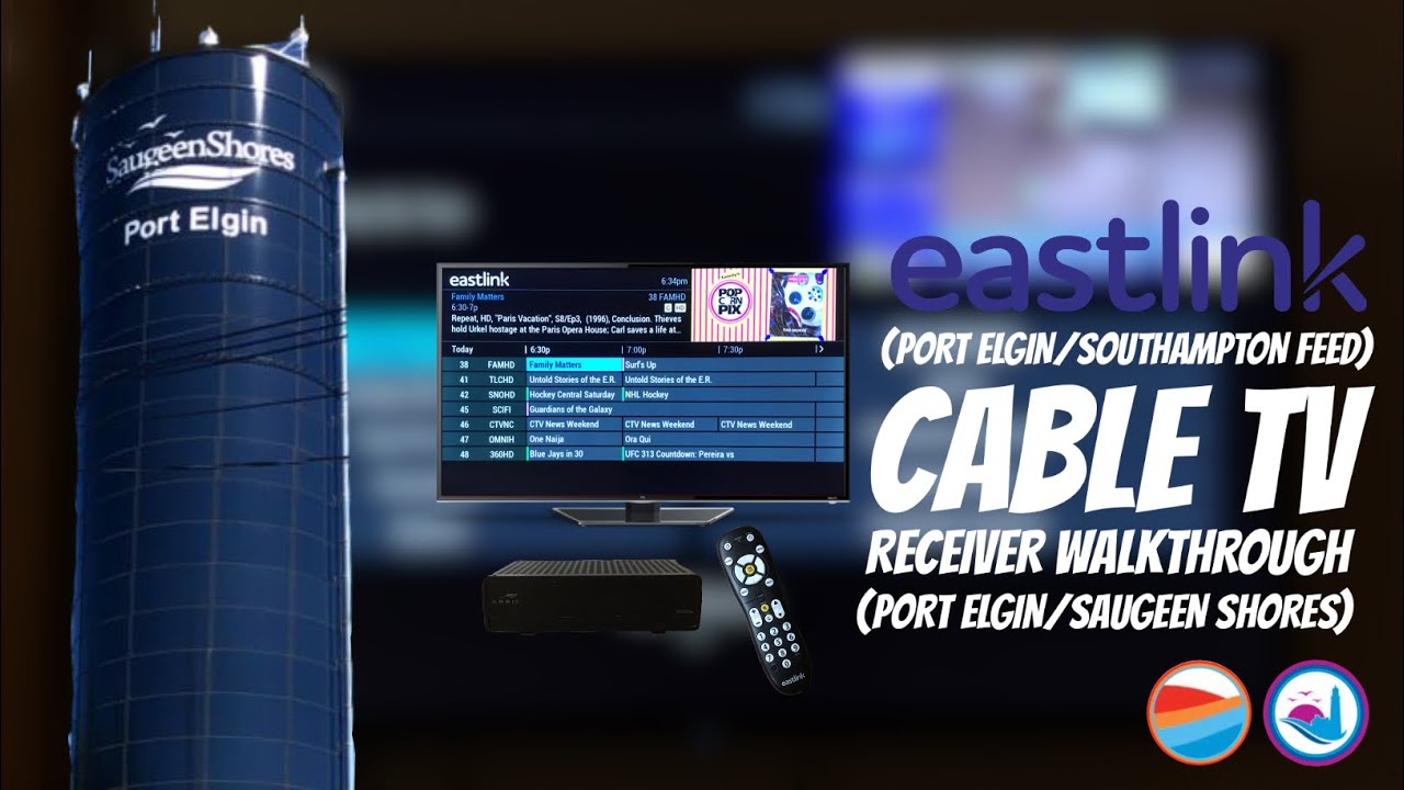 Cable TV Reviews: Eastlink (Port Elgin/Southampton) Cable TV Receiver Walkthrough - YouTube