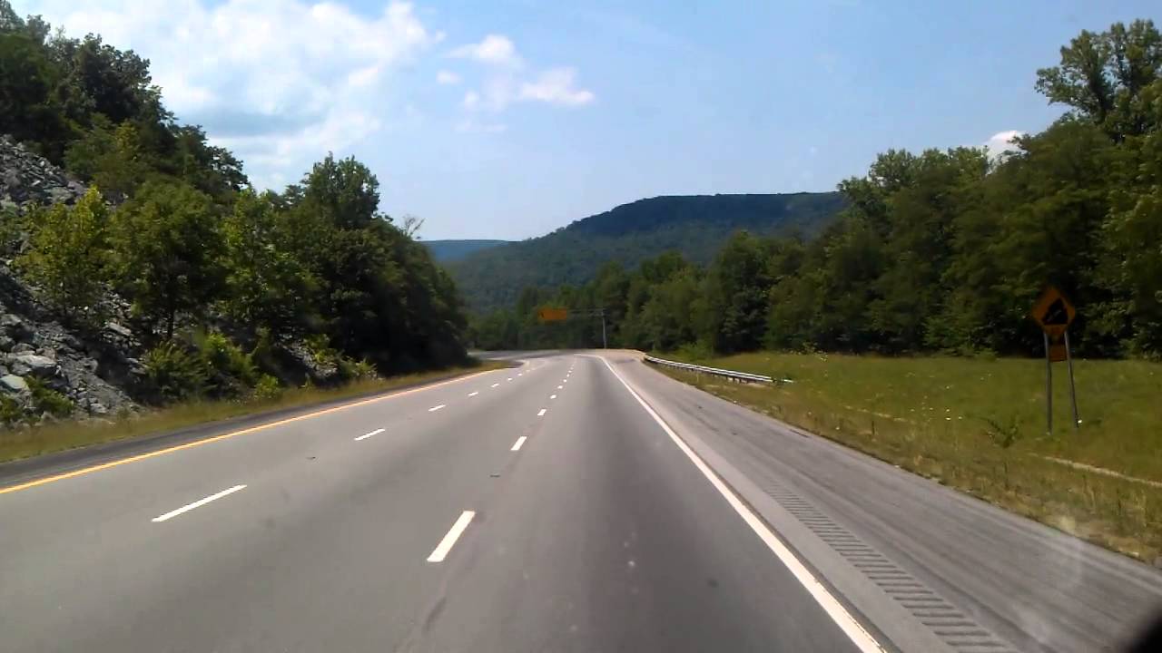 Tennessee Truck Brake Inspection Station on Interstate 24 just East of ...