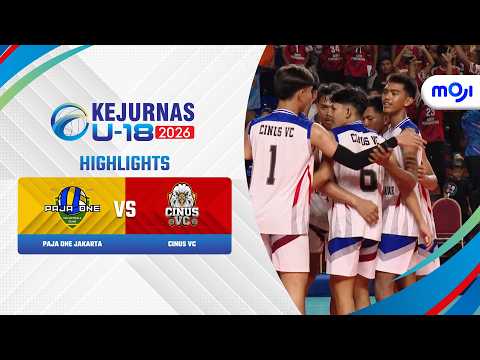 Paja One Jakarta 0-3 Cinus VC | Highlights of the 2026 Men's U-18 National Championship | Moji