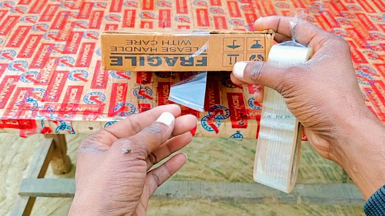 Tape cutting tricks | lifehack | tips & tricks | science - YouTube