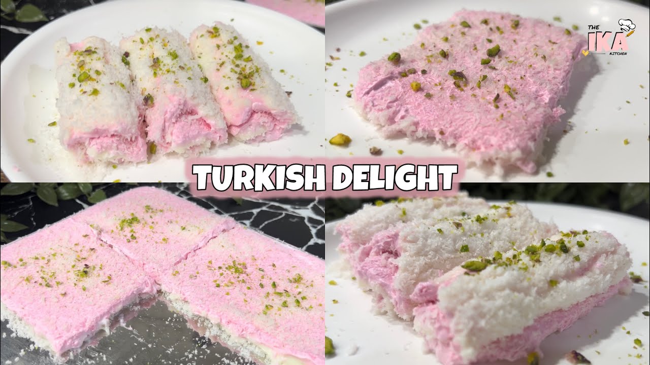 15 Minutes Quick & Easy Dessert Turkish Delight | Turkish Delight ...