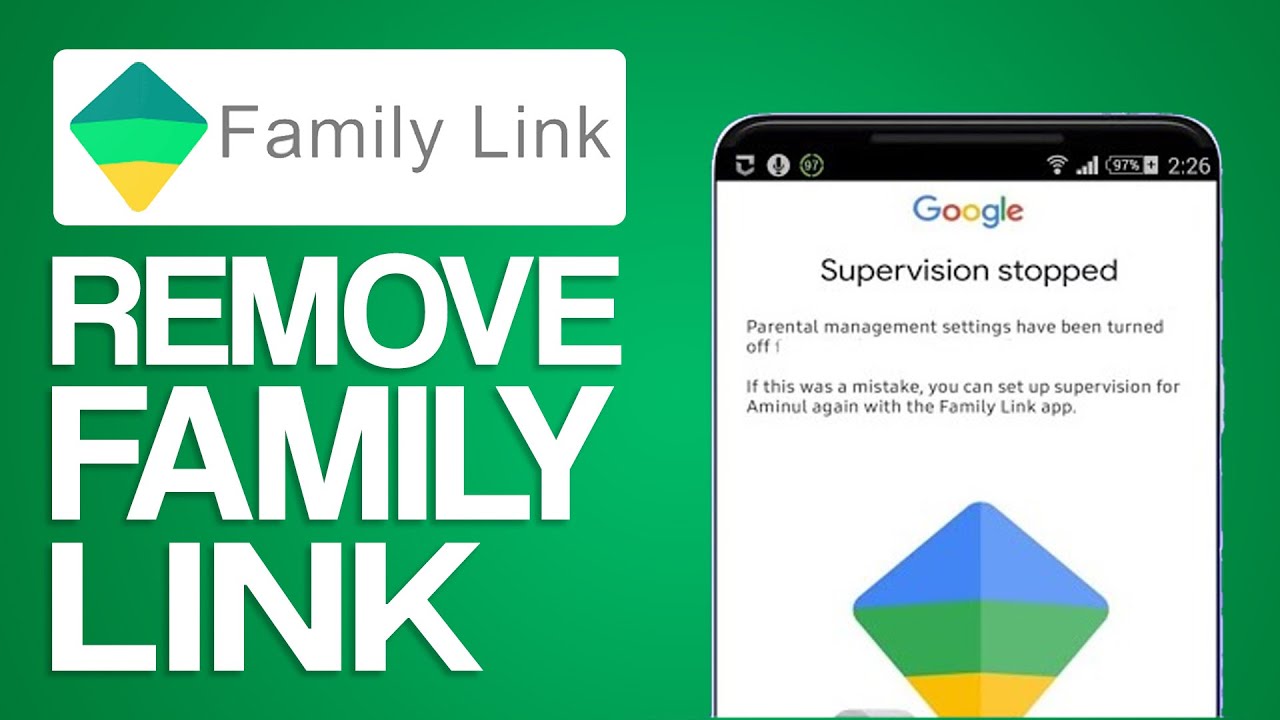 How To Remove Family Link From Google Account (2024) Step by Step - YouTube