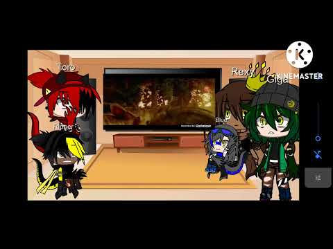 JP/JW Dinos react to Walking with Dinosaur,Fire Scene