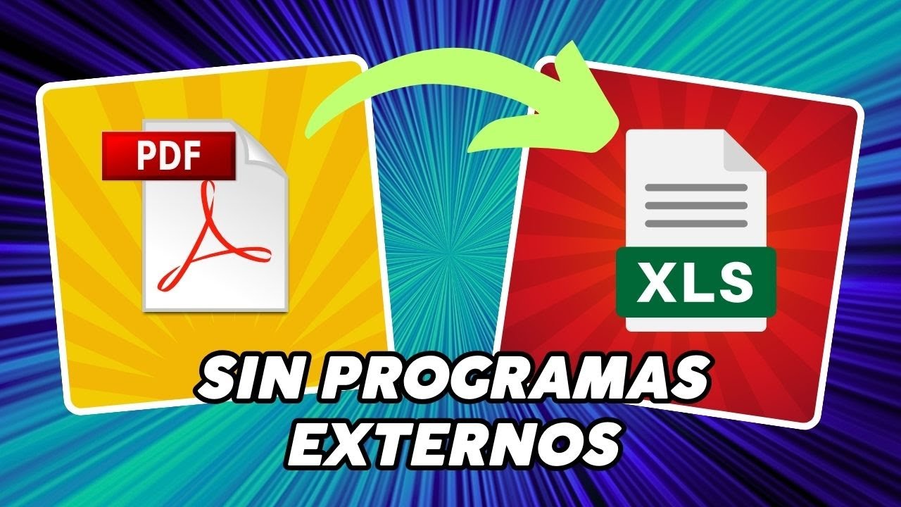 Tablas de PDF a tablas en Excel sin programas externos - YouTube