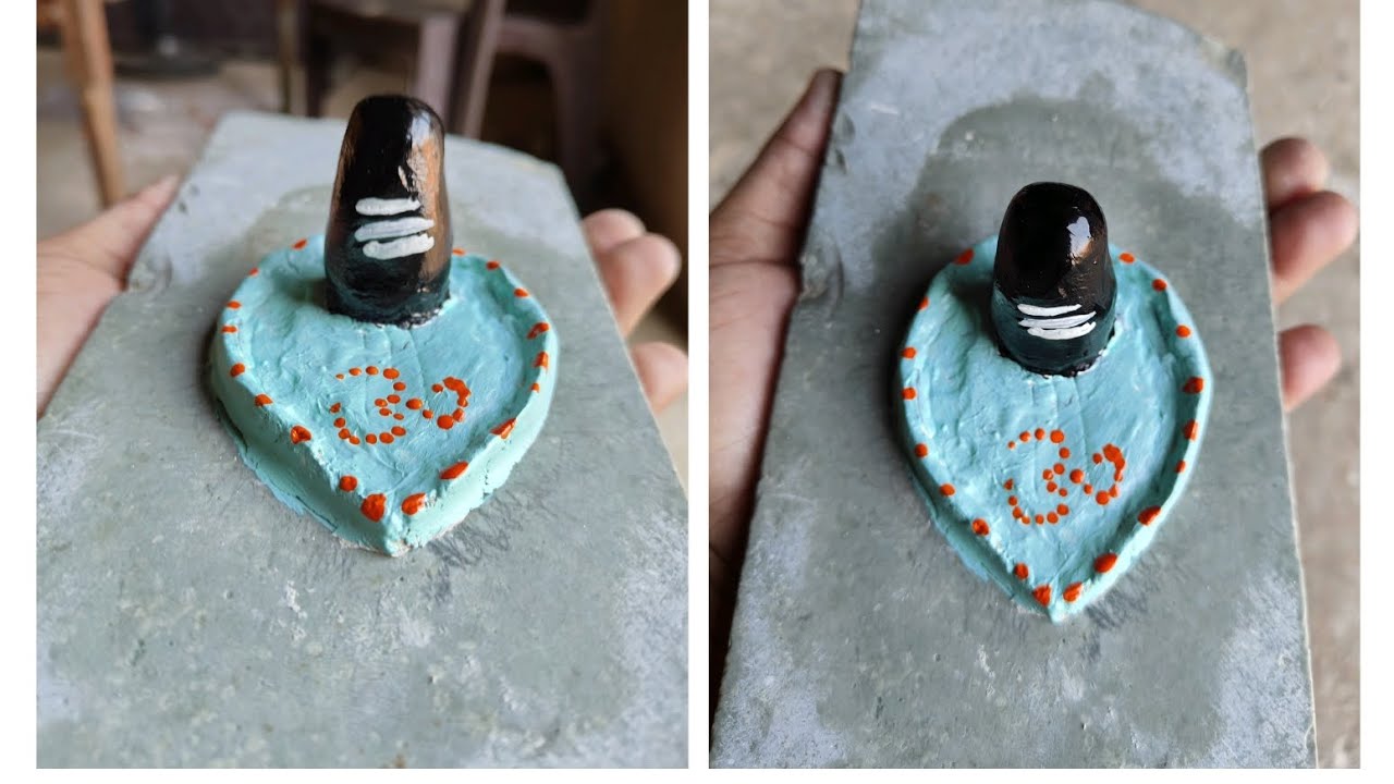 MAKING SHIVLING WITH CLAY 😲 - YouTube