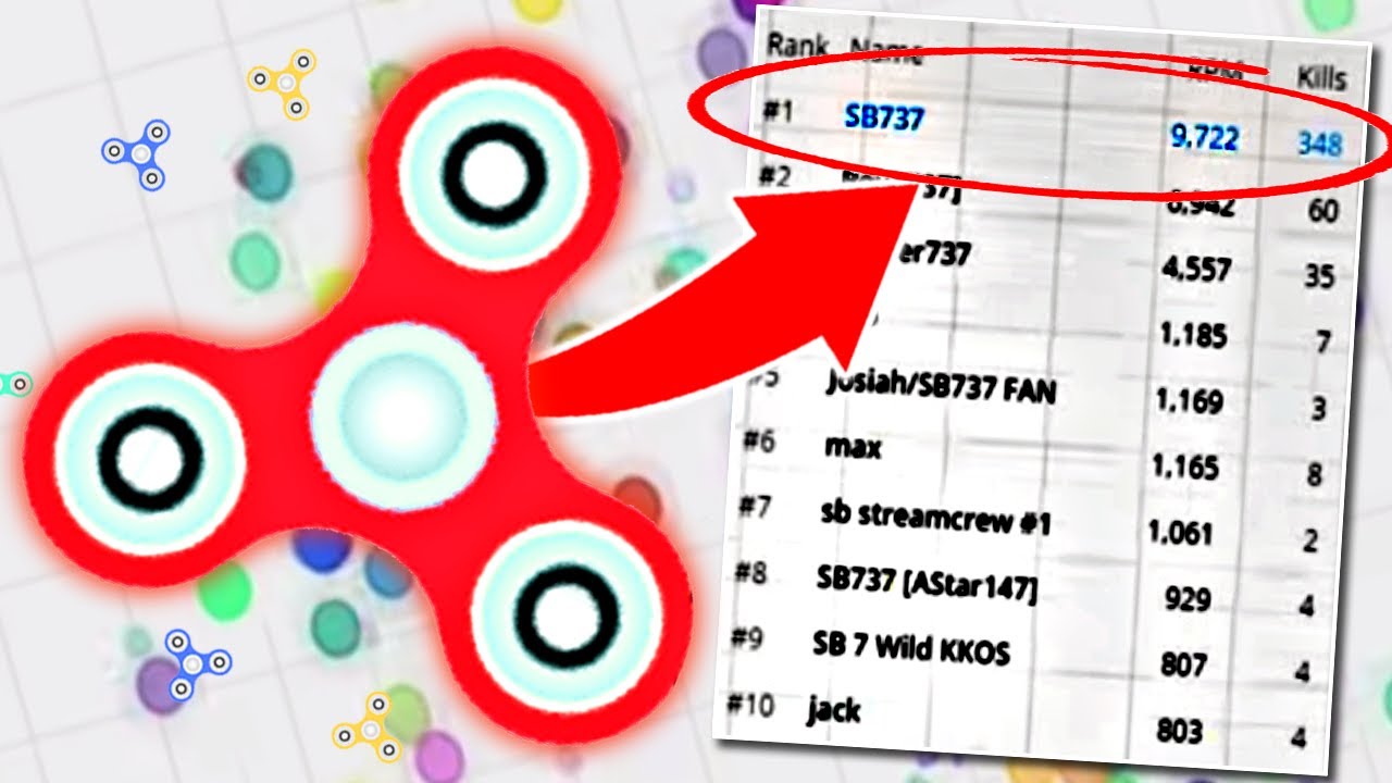 BECOMING THE NUMBER 1 FIDGET SPINNER! | FIDGETSPINNERS.IO GAME w/SB737 ...