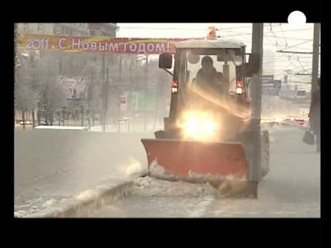 Moskova karla kaplandı