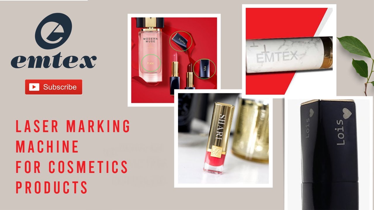 Laser Marking Machine for Cosmetics Product | Emtex Manufacturing - YouTube