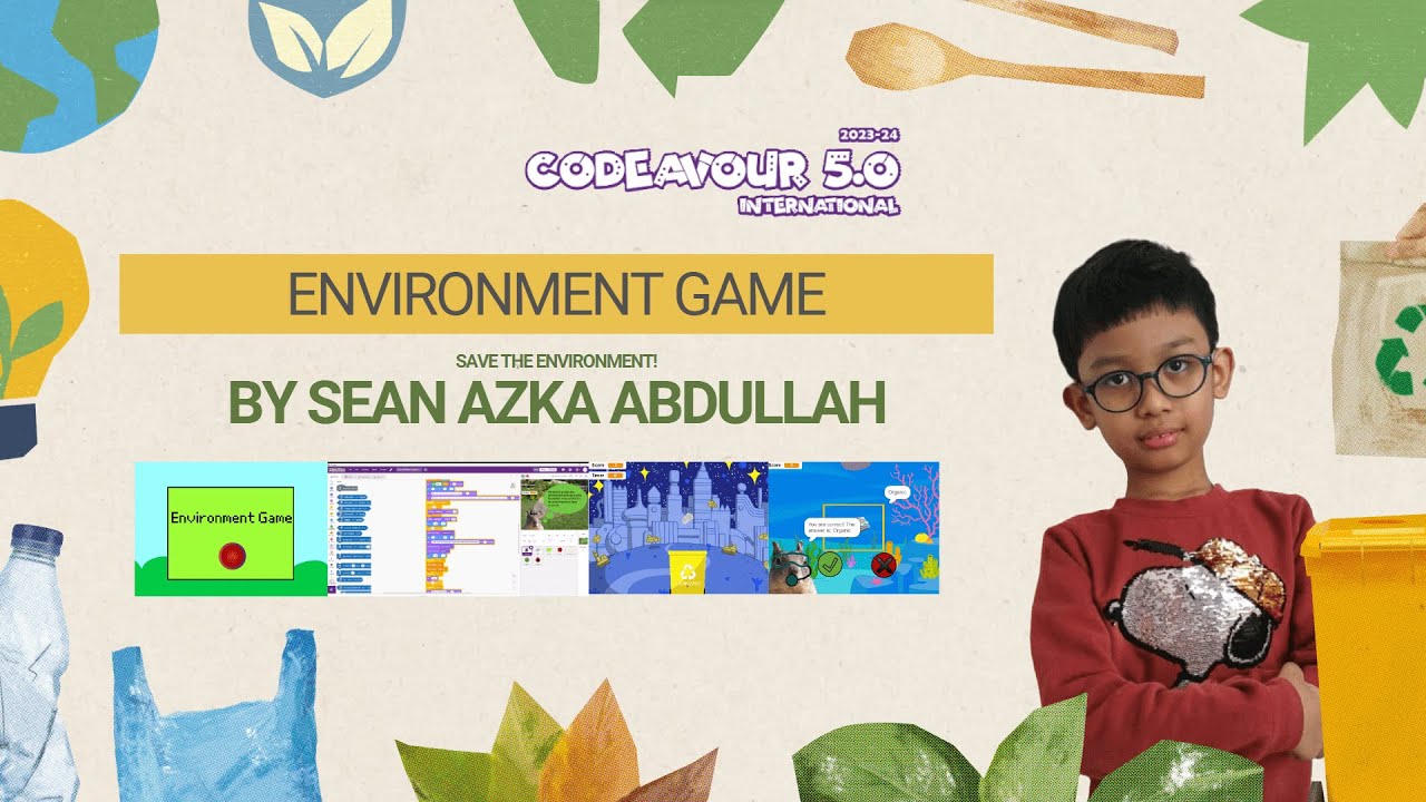 Sean Azka Abdullah | Codeavour 2024 project | Save the environment - YouTube