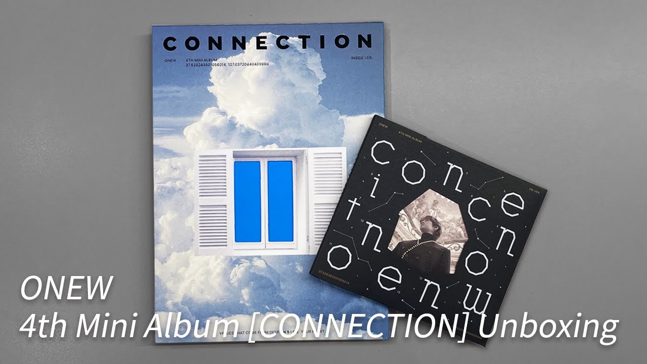 ONEW - 4th Mini Album [CONNECTION] Unboxing ! - YouTube