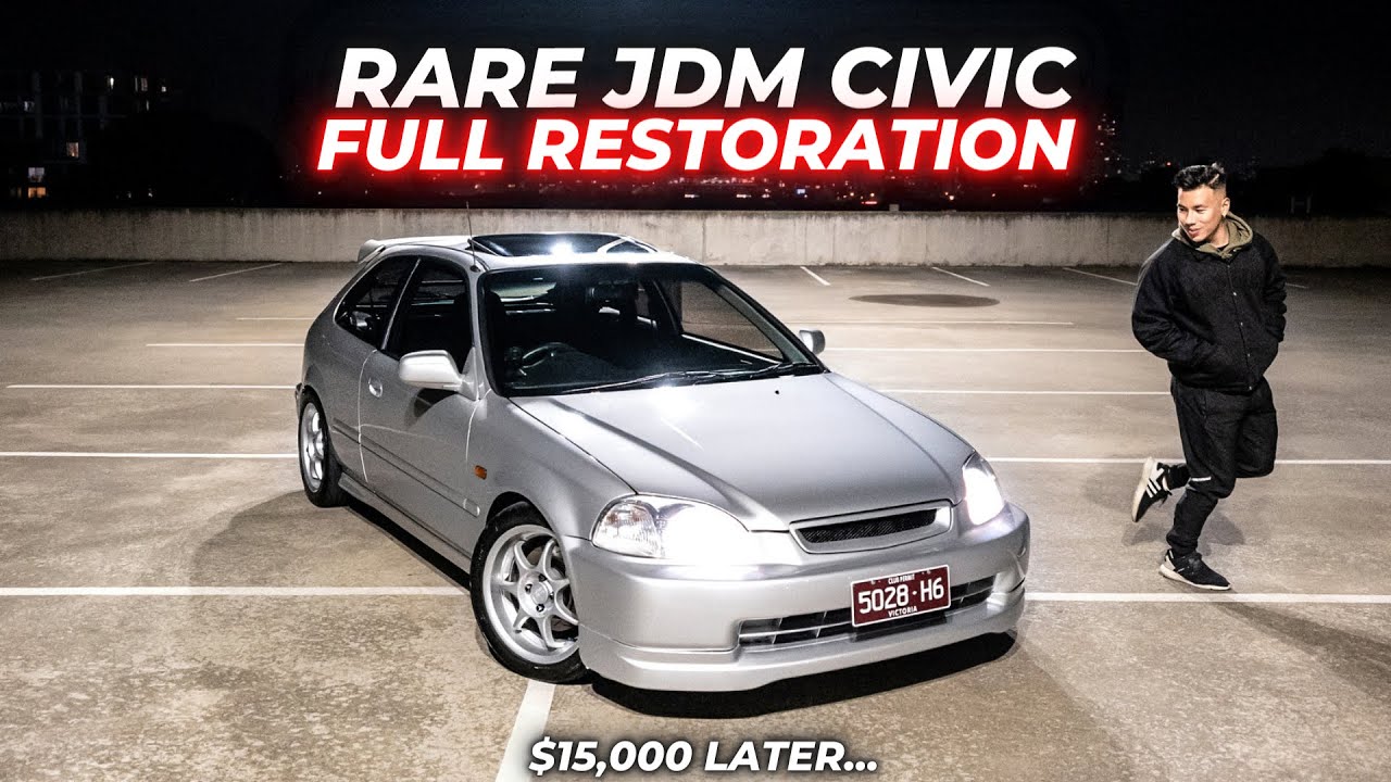 Restoring My Rare JDM Honda Civic EK4: Full Transformation! - YouTube