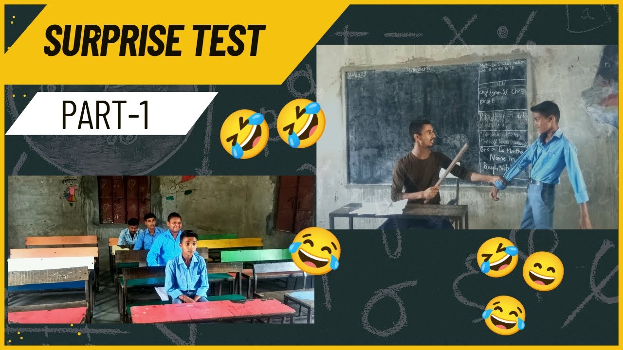 Surprise test part - 1 mr2h funny video 🤣🤣😂😂 - YouTube