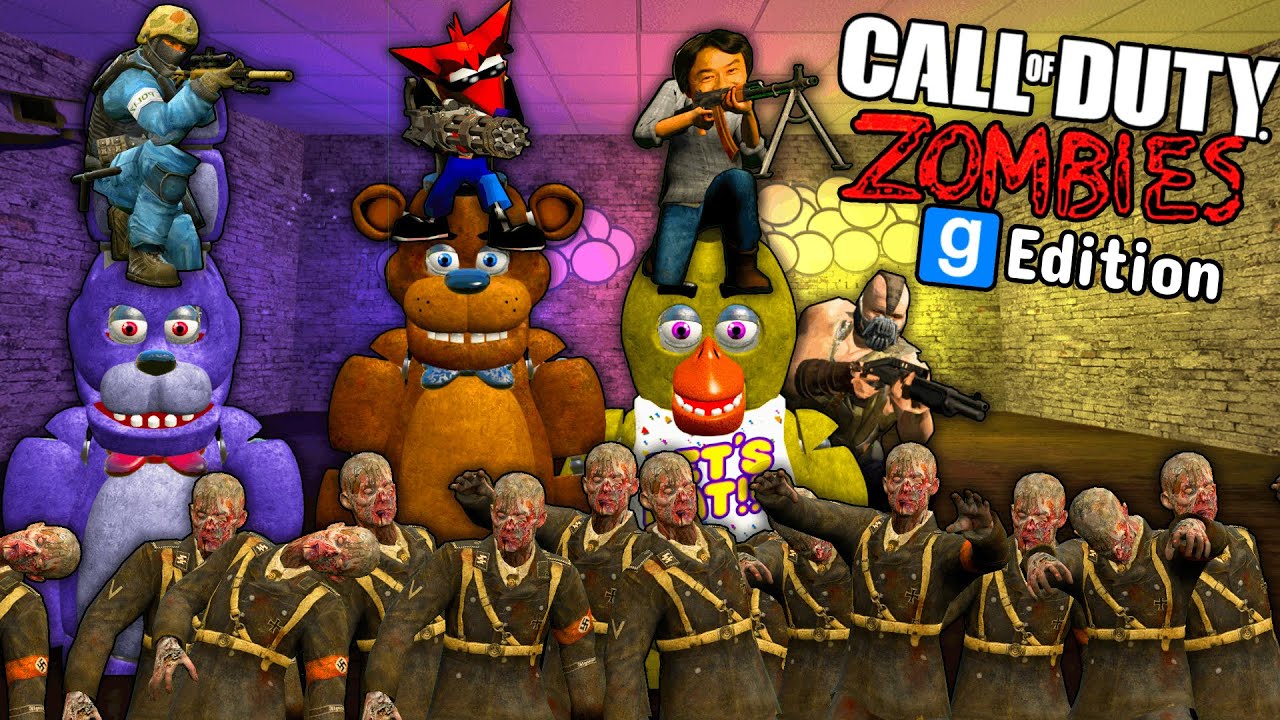 Gmod Cod Zombies Fnaf Map But We Cheese The Game - YouTube