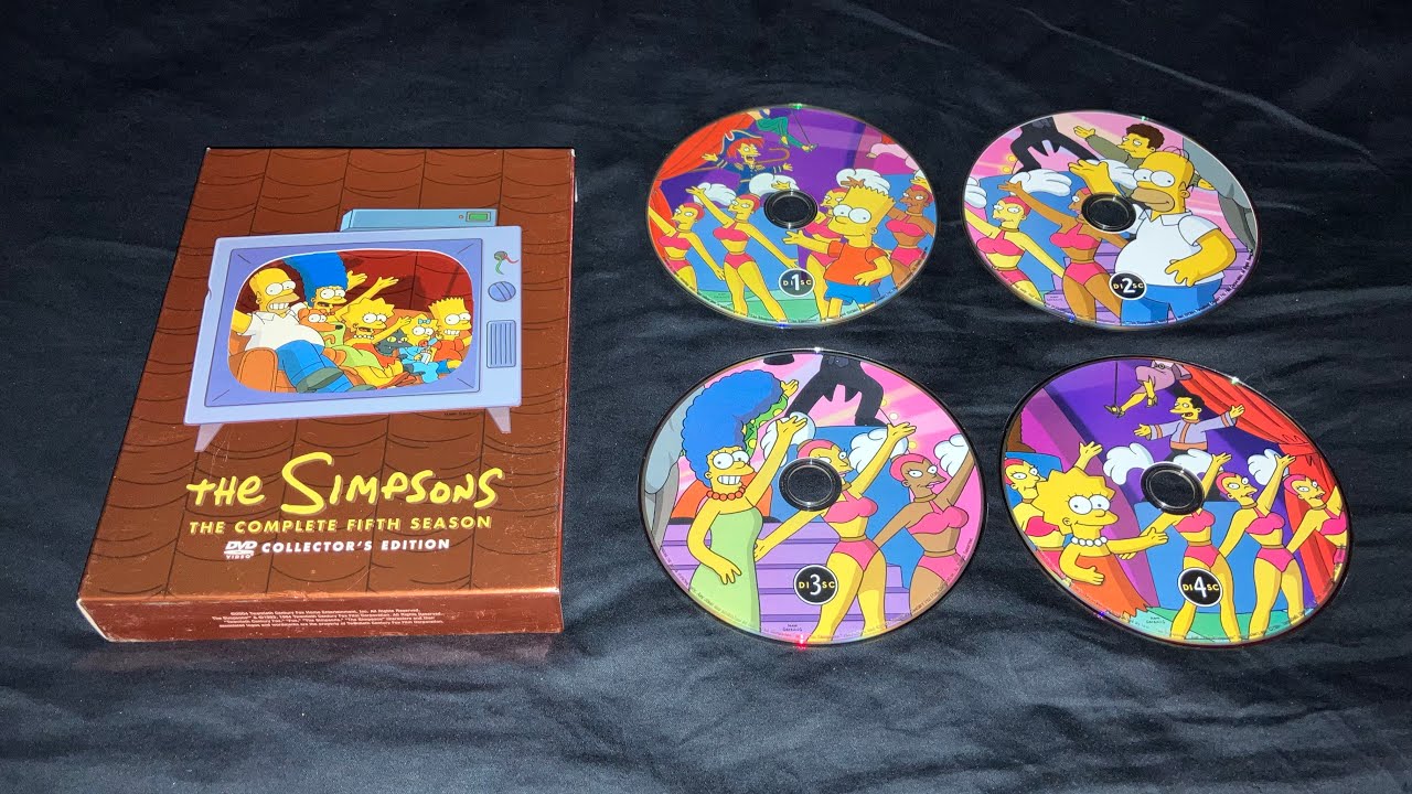 Opening to The Simpsons: The Complete Fifth Season 2004 DVD (All 4 ...