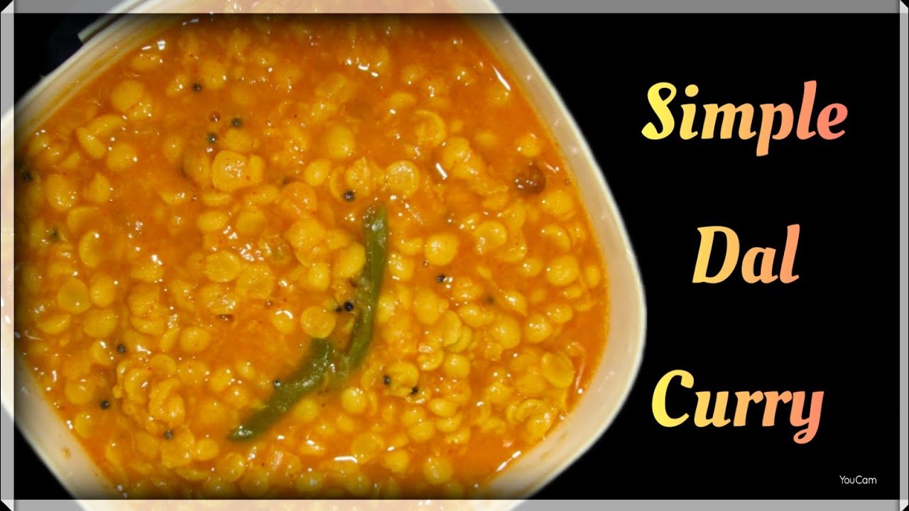 Easy and quick dal curry| How to make Dal curry for Chapathi and Dosa ...