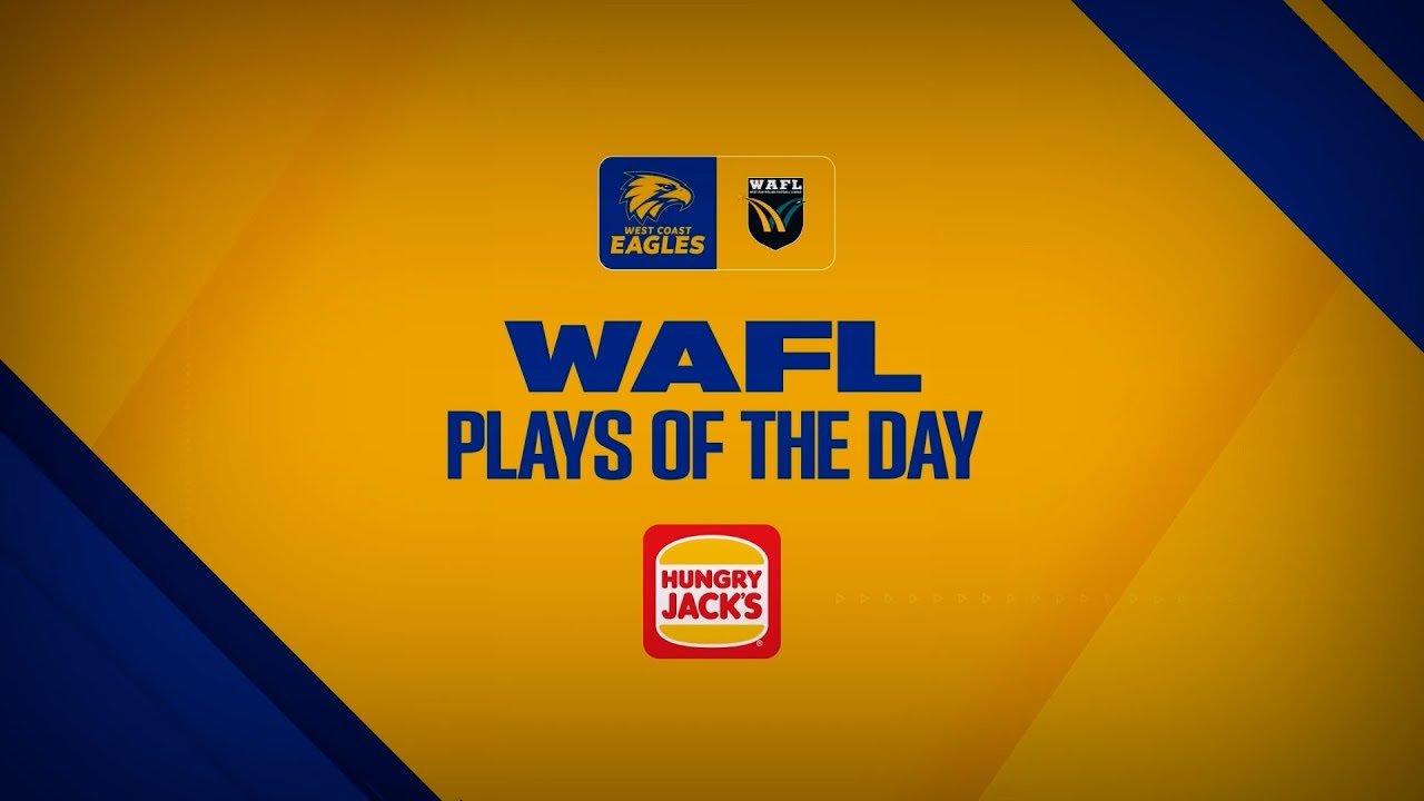 WAFL Plays of the Day - Round 17 - YouTube