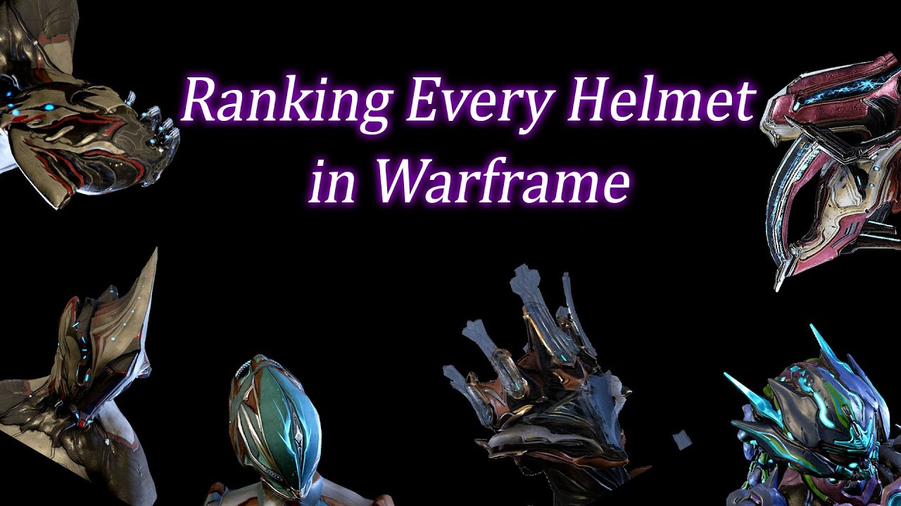 Speedrun Rating every Warframe helmet - YouTube