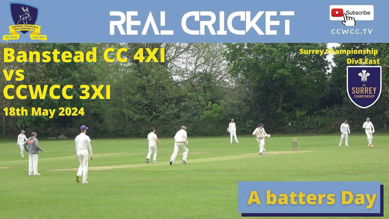 Banstead CC 4XI versus Chipstead, Coulsdon & Walcountians CC 3XI, 18th ...