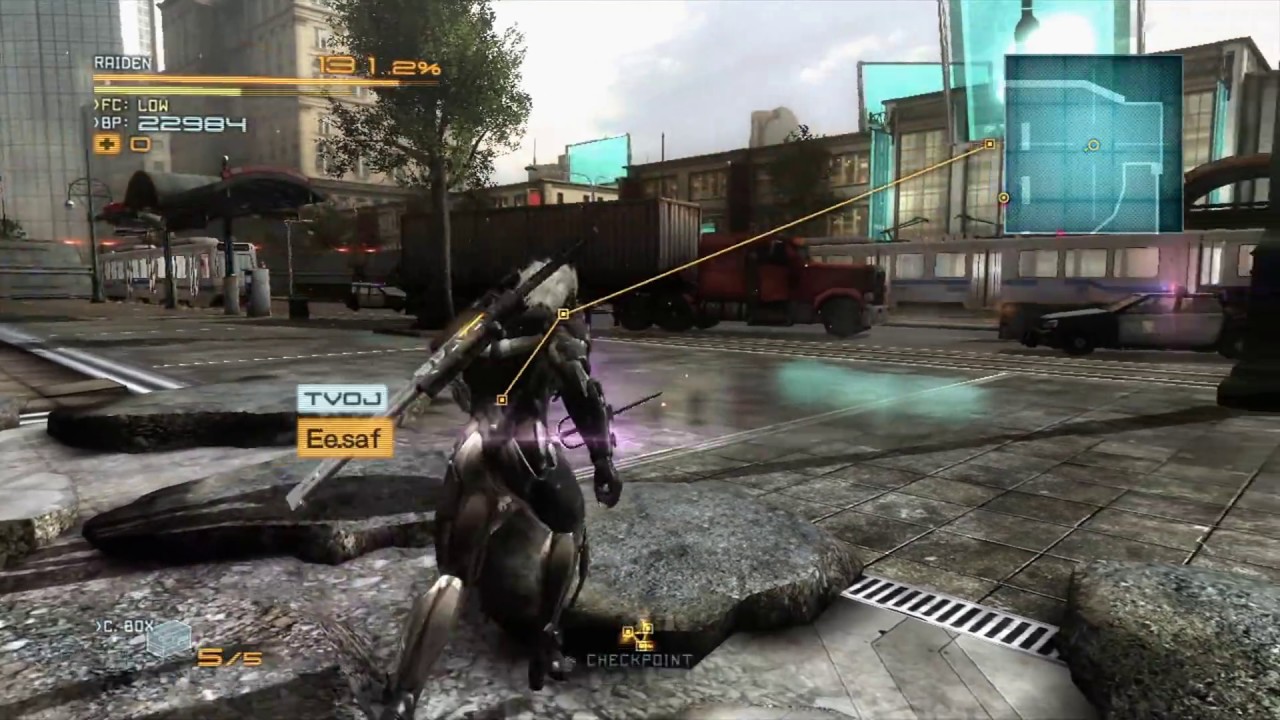 metal gear rising revengeance R:05 escape frome denver - YouTube