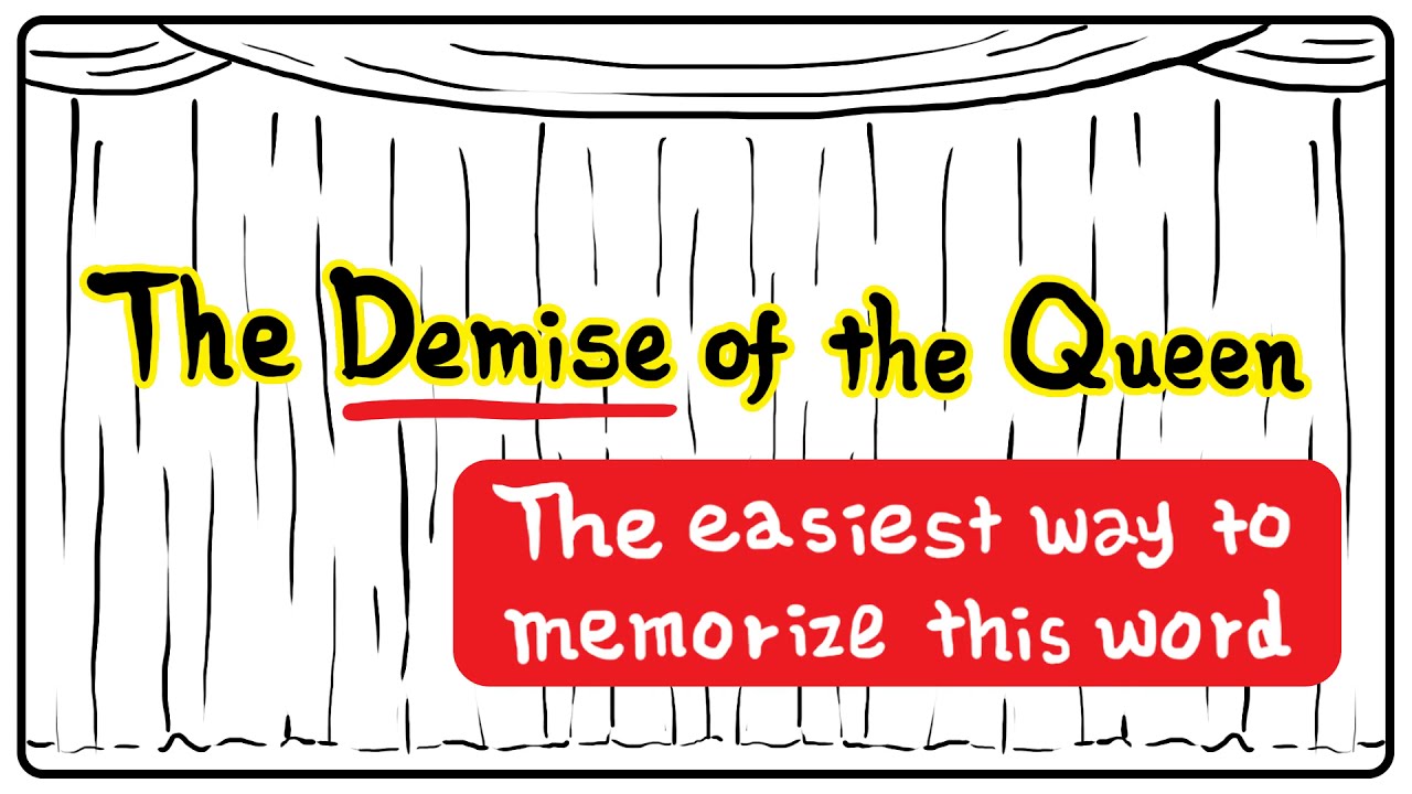 Invest 1 Minute Now and Never Forget This English Word: Demise | 딱 1분 ...