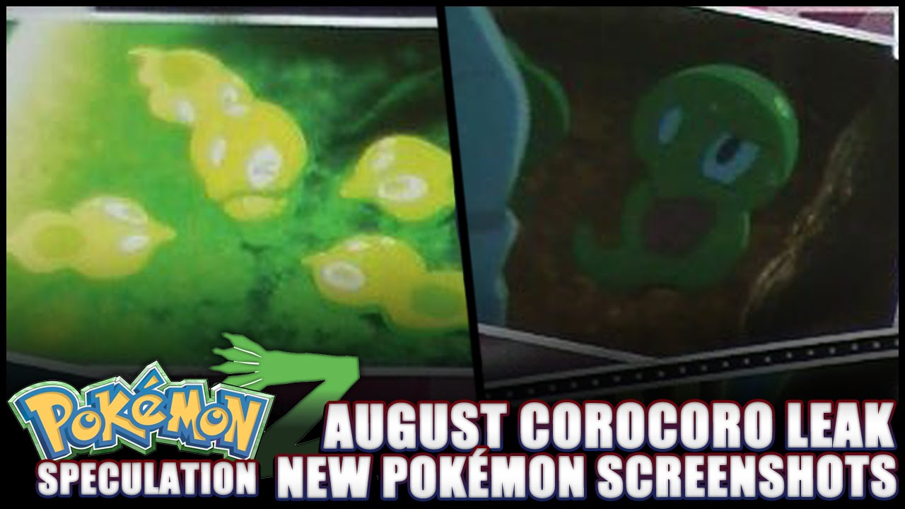 New images of new green-blob Pokémon! HUGE news next month! - YouTube