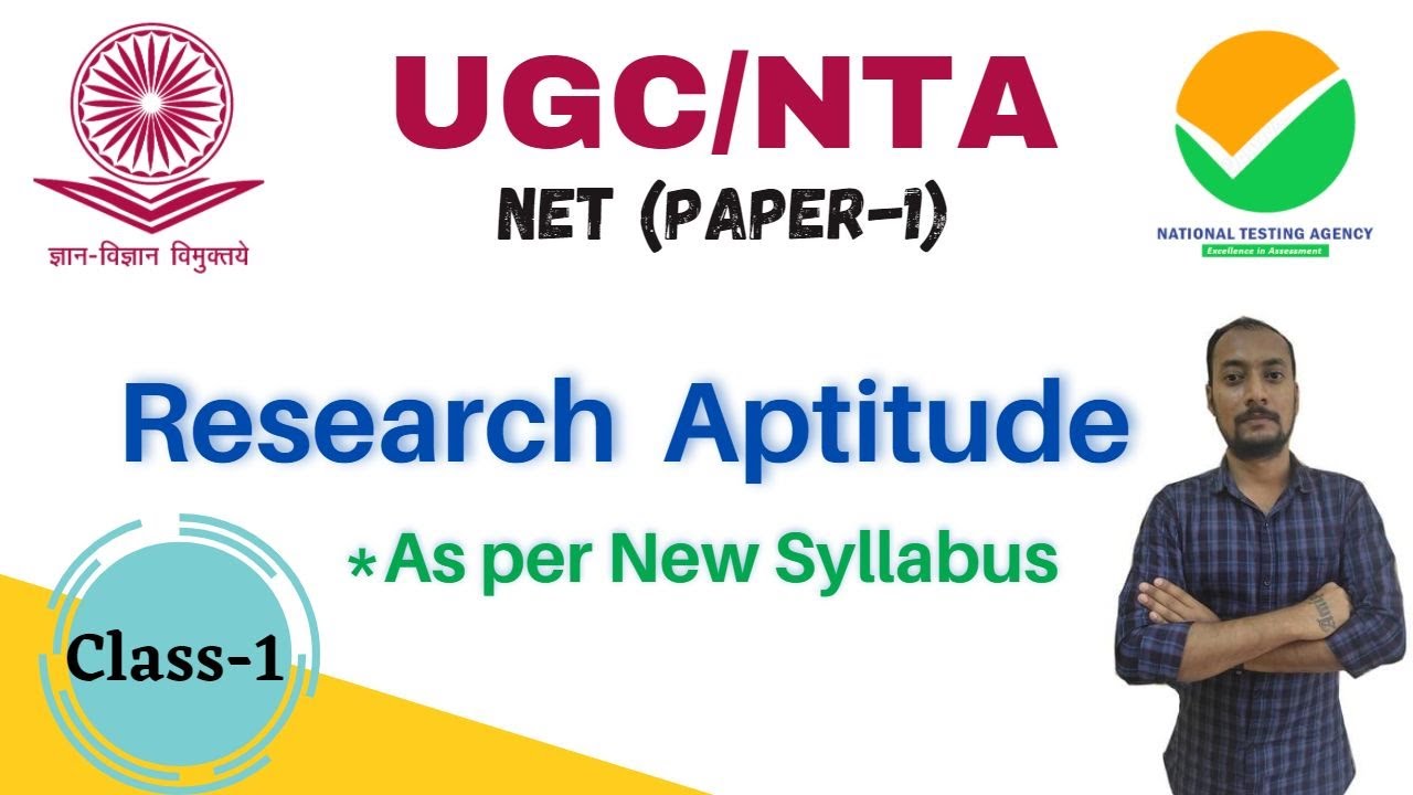 Research Aptitude: As per Latest NTA UGC NET Paper 1 Syllabus - YouTube