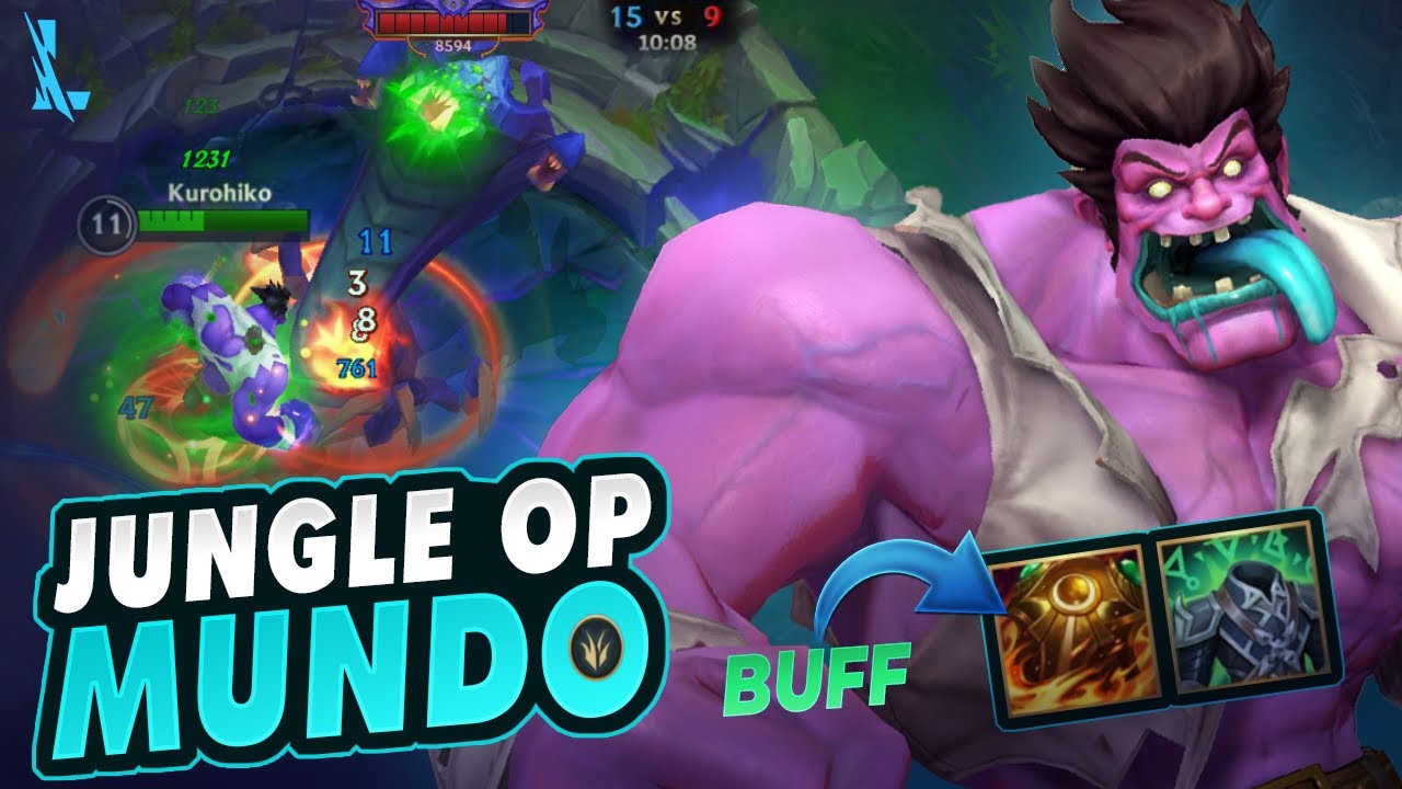 Dr Mundo Lagi OP banget, Menit 10 Solo Baron - Mundo Jungle Wild rift ...