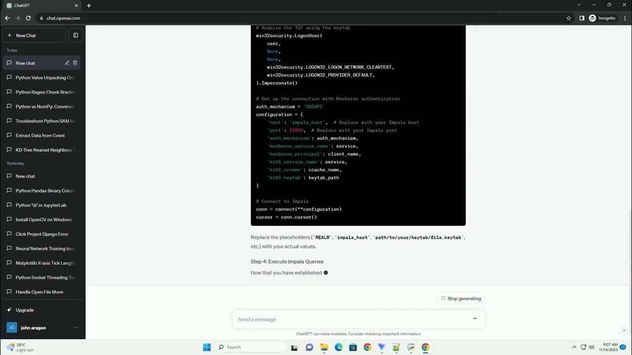Issues Connecting to Impala Kerberos Hadoop Windows Python 3 6 - YouTube