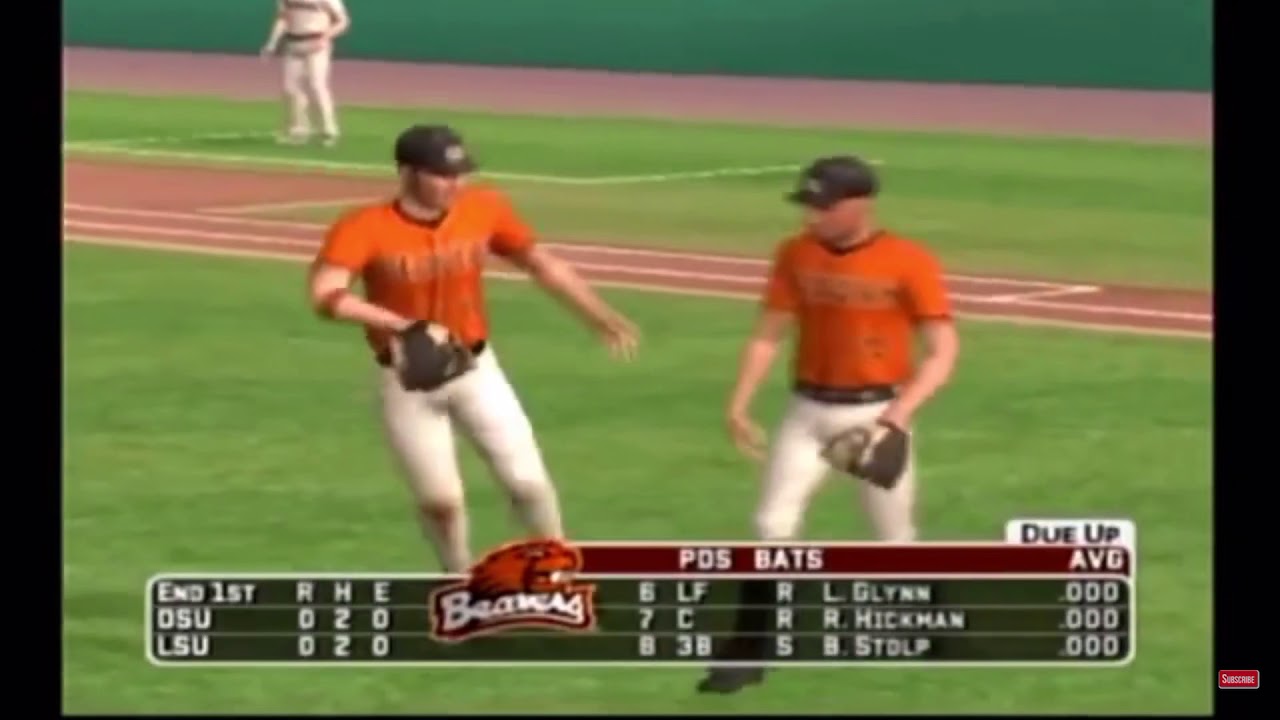 NCAA baseball Oregon state vs LSU - YouTube