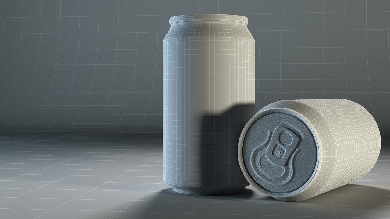Maya Modeling Assets (Cola can) - YouTube