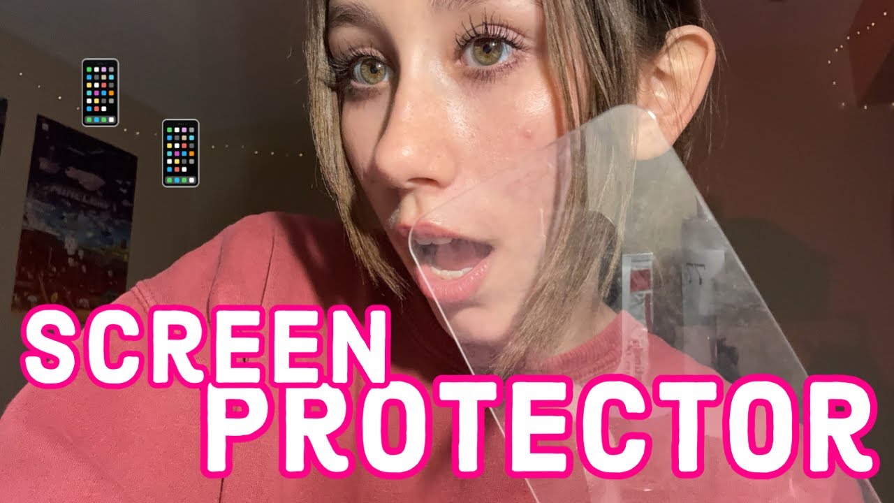 ASMR with a screen protector! (tapping mostly) - YouTube