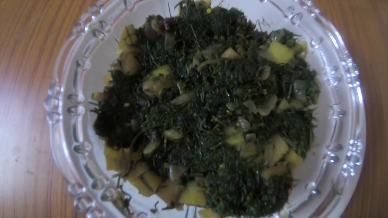 Shepu ki Bhaji with Aloo | Dill Sabzi recipe | PERPETUAL'S KITCHEN ...