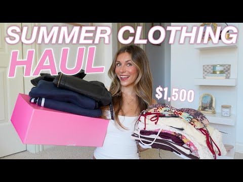 HUGE SUMMER CLOTHING HAUL | White Fox Try-On
