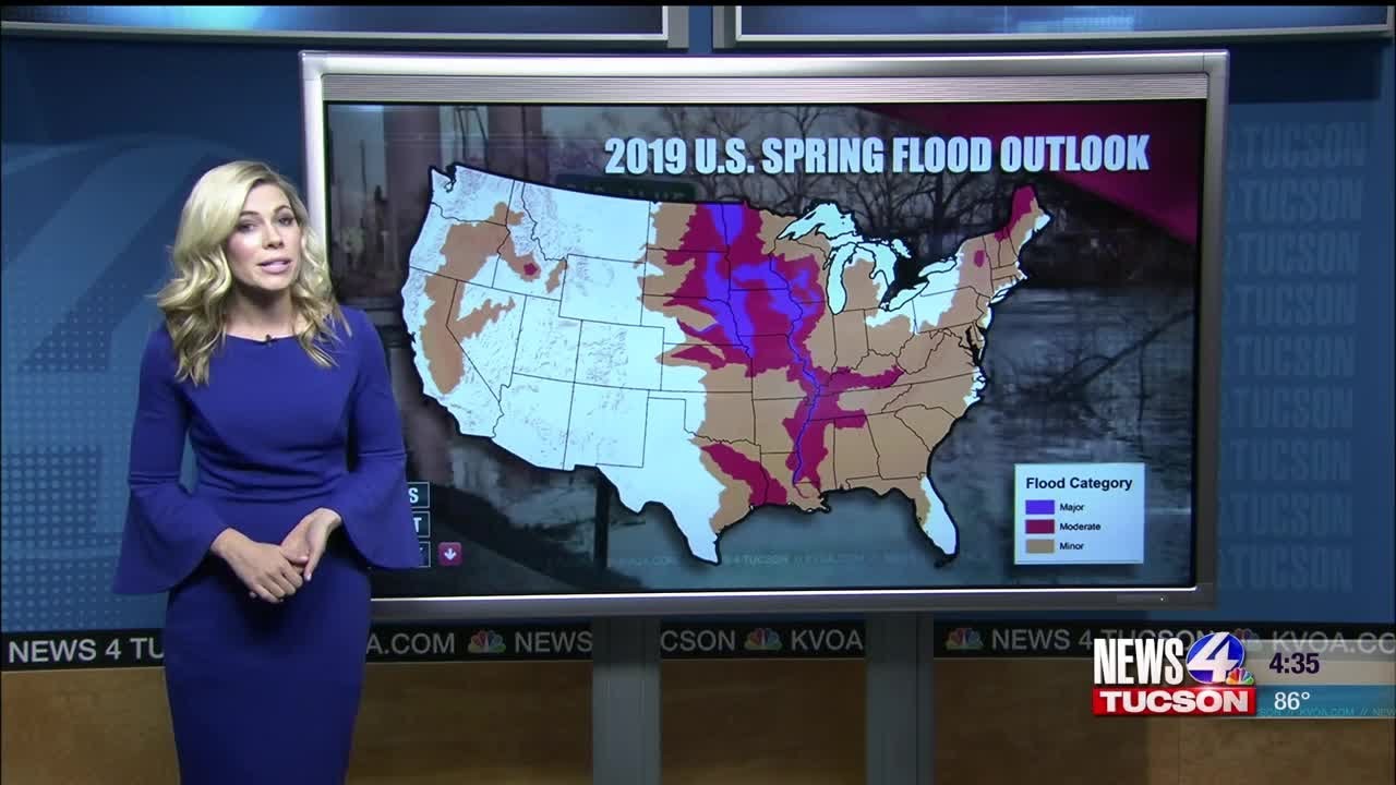 National Spring Outlook Widespread Flooding To Continue Through May